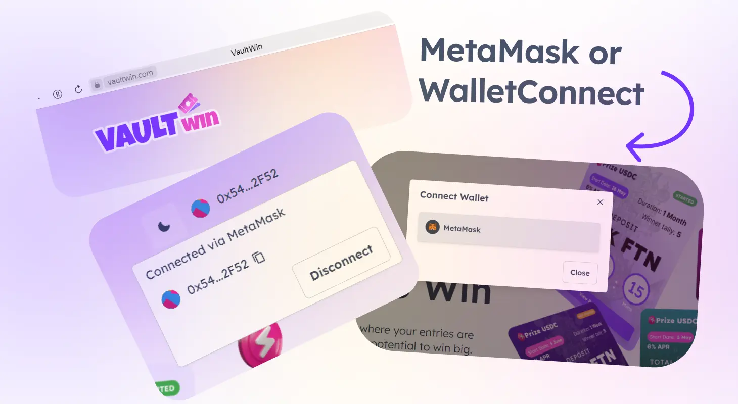 VaultWin - A non-loss lottery experience with potential to win big